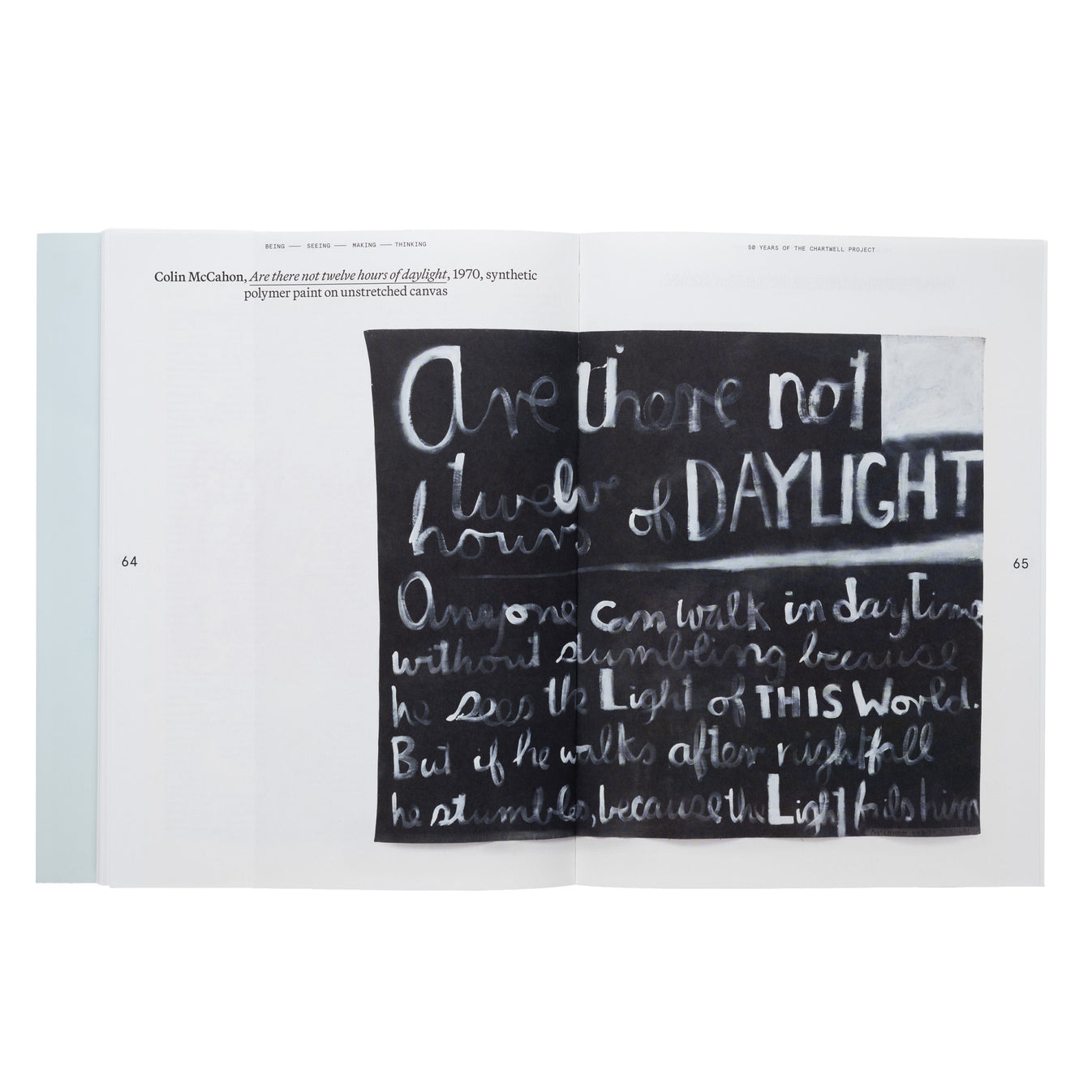 Being, Seeing, Making, Thinking: 50 Years of the Chartwell Project ...