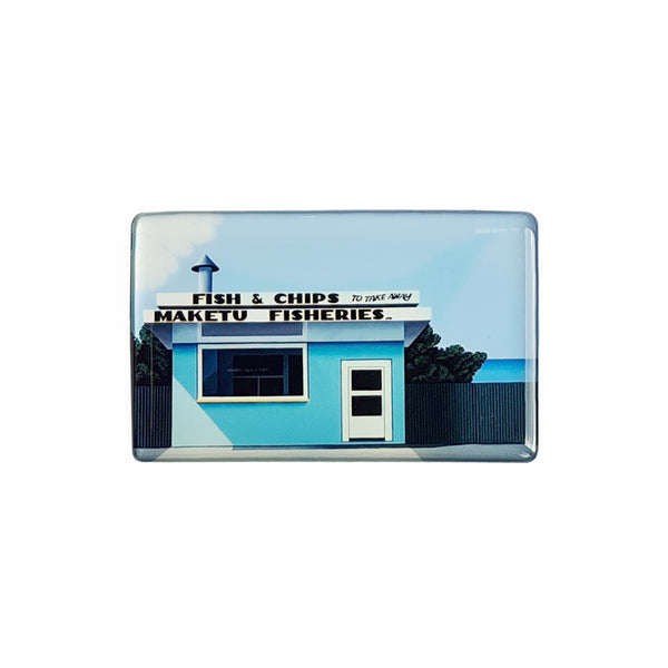 Robin White Maketu Resin Magnet – Auckland Art Gallery Shop